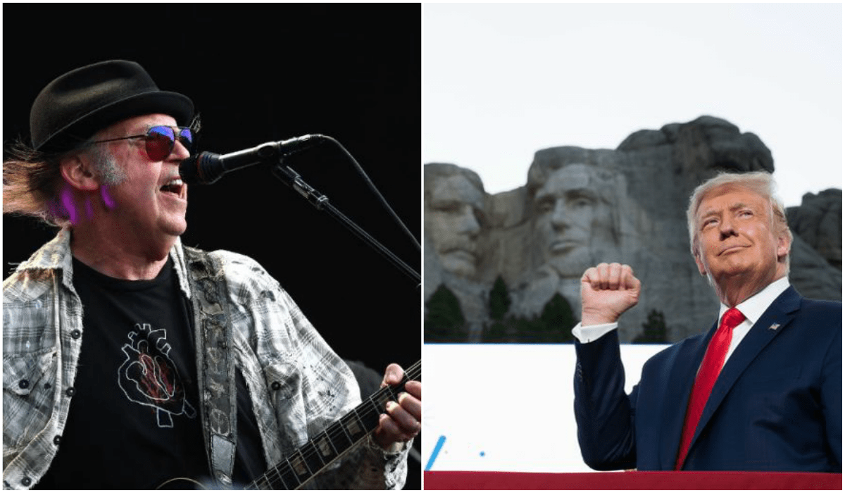 Neil Young dice que no demandará a Donald Trump por el bien del pueblo ...