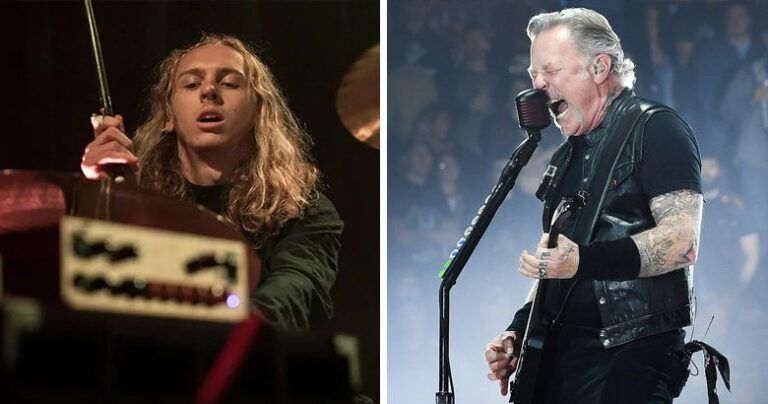 El hijo de James Hetfield, Castor, defiende su postura sobre el rock ...